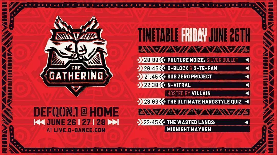 Horarios y Line-up Defqon.1 at Home - Beats&Repeat